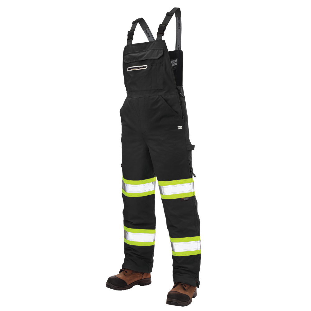 Flex Safety Bib Overall by Tough Duck – Waterproof & Reflective ...