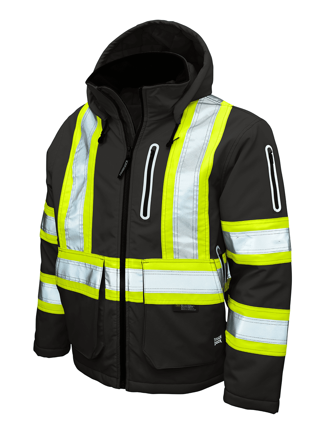 Insulated Flex Safety Jacket by Tough Duck – Ultimate Flexibility ...